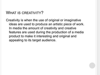 Creativity | PPTX