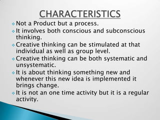 Creativity | PPTX