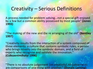 Creativity In A2 Media | PPT | Free Download