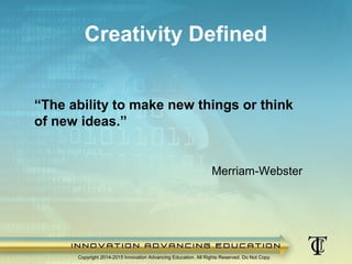 Creativity | PPT