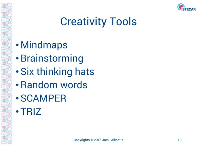 Creativity Techniques | PDF | Arts and Crafts | Hobbies & Interests