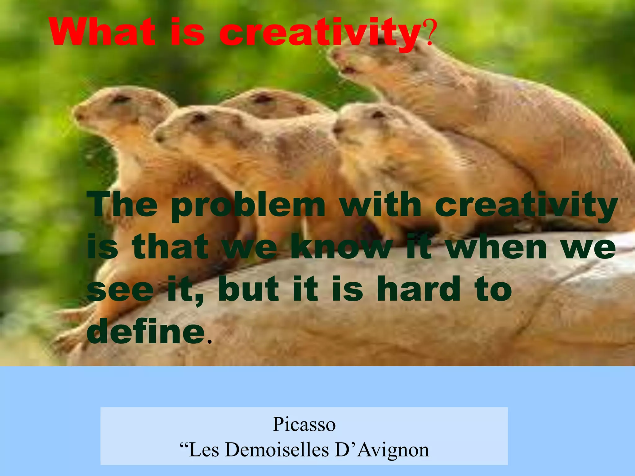 CREATIVE THINKING - Creativity | PPT