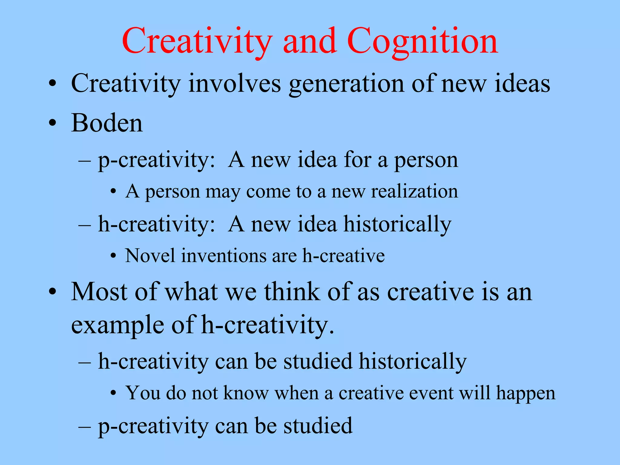 CREATIVE THINKING - Creativity | PPT