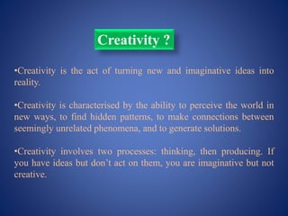 Creativity | PPTX