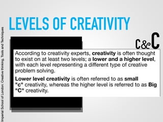 Creativity | PDF | Arts and Crafts | Hobbies & Interests