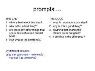 Technical Creativity – 202 Bad Ideas: a few examples | PPT