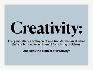 Creativity Process | PDF