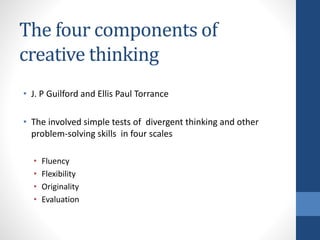 creativity.pdf presentation... psychology | PDF