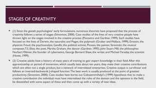 creativity.........A POSITIVE PSYCHOLOGY | PPT