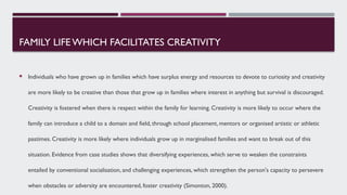 creativity.........A POSITIVE PSYCHOLOGY | PPTX