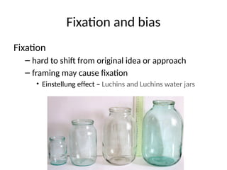 Technical Creativity – 603 Fixation and Insight | PPT