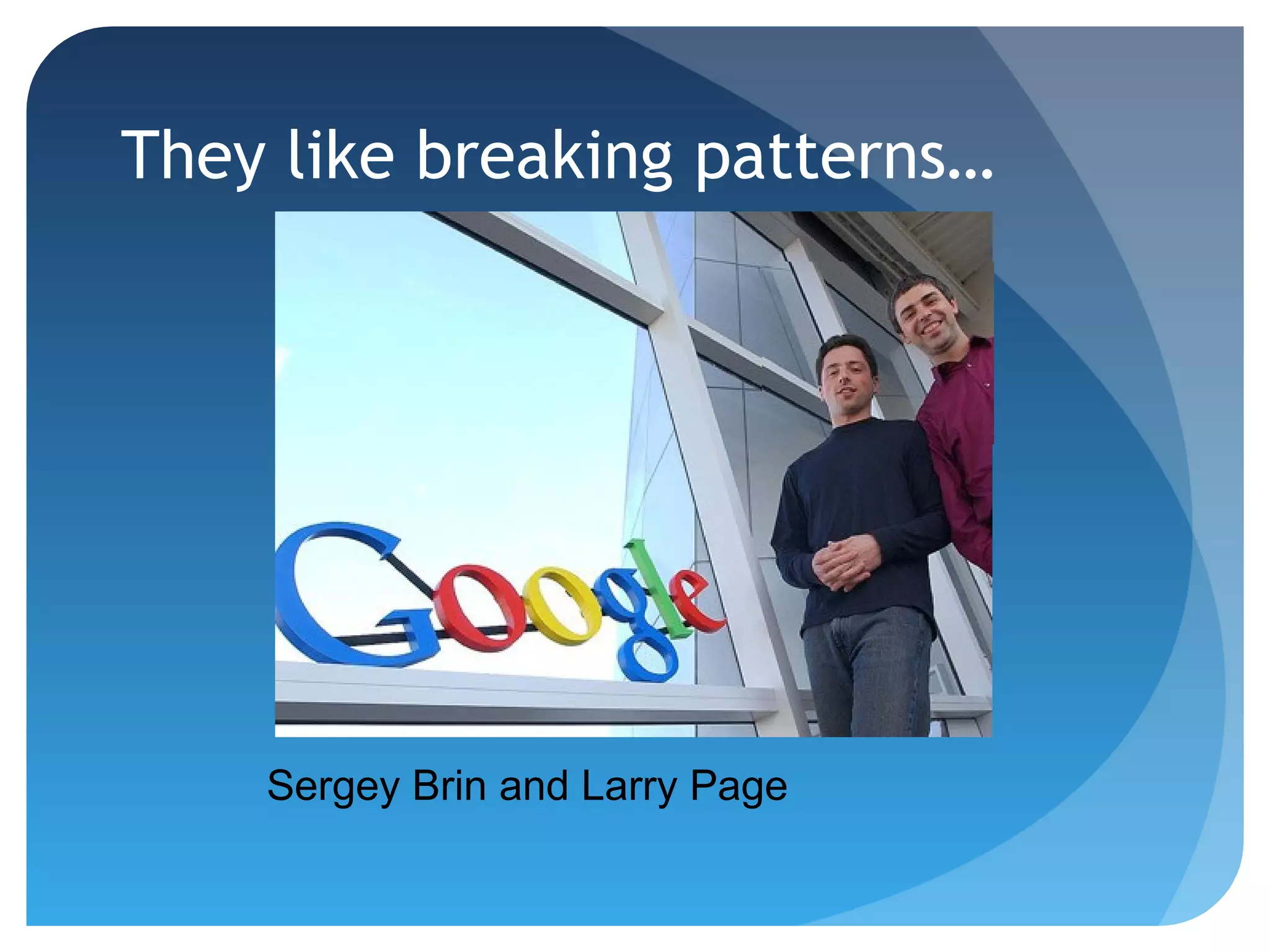 Creativity - Breaking Patterns | PPT