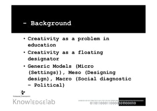 Creativity Constraints. | PPT