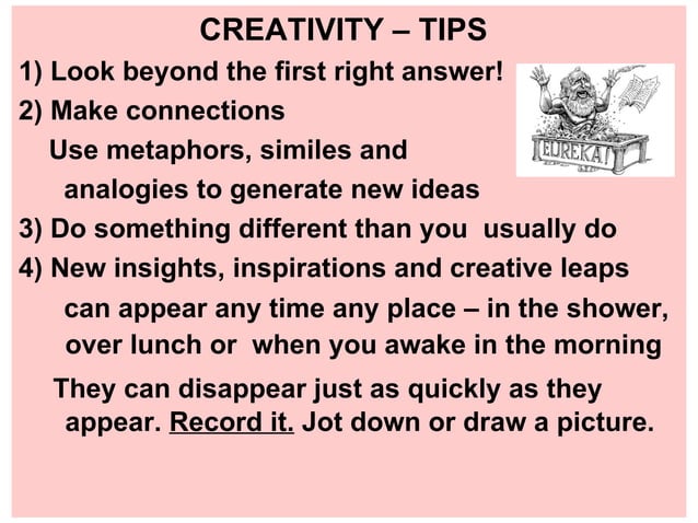 Creativity from Creative Visuals | PPT