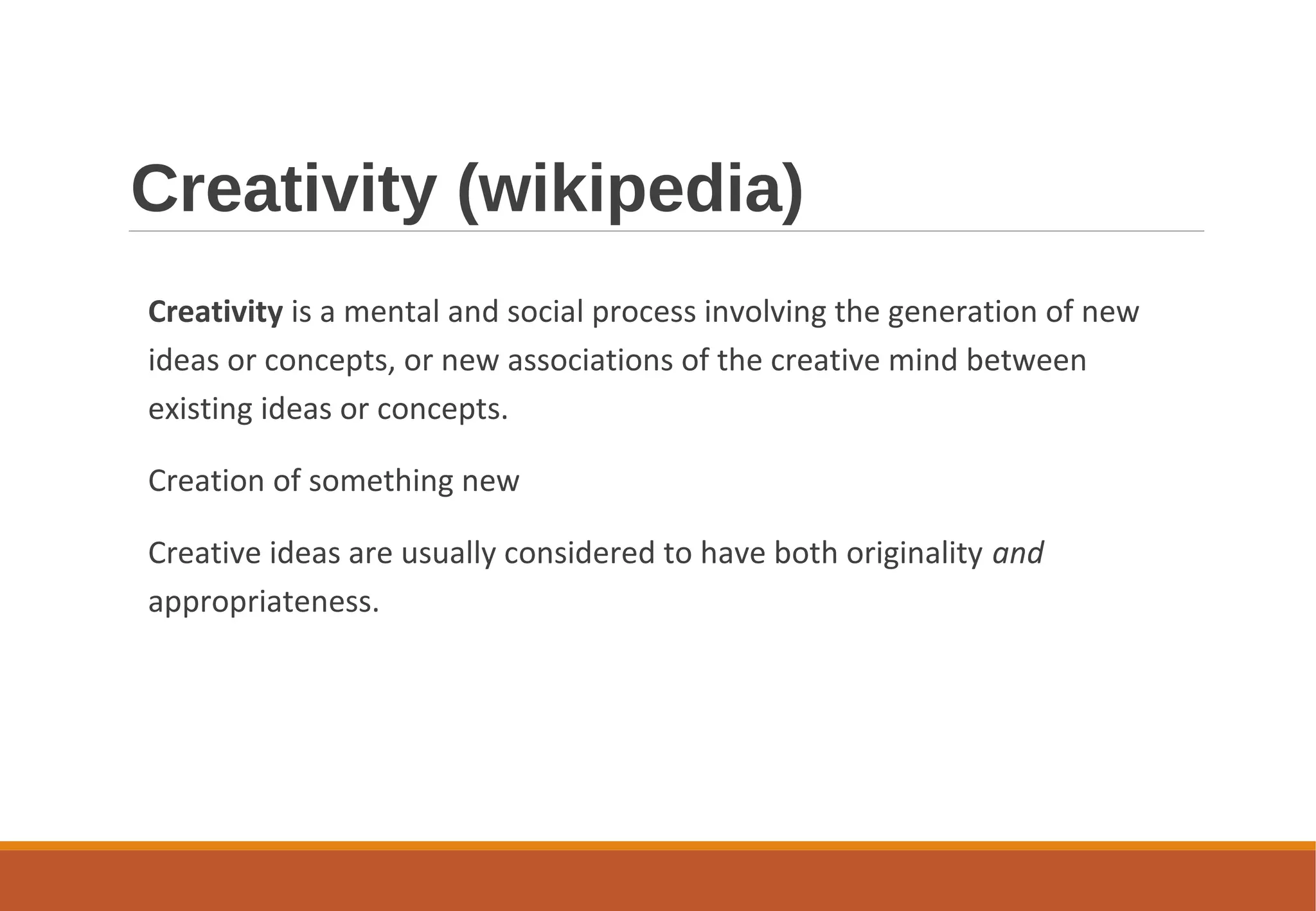 Creativity lateral thinking | PPT