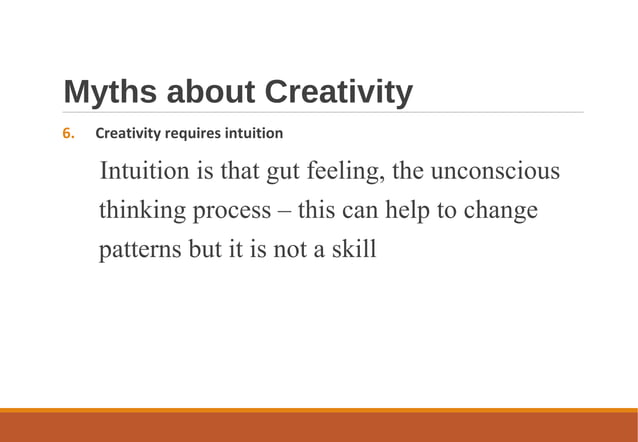 Creativity and lateral thinking | PPT