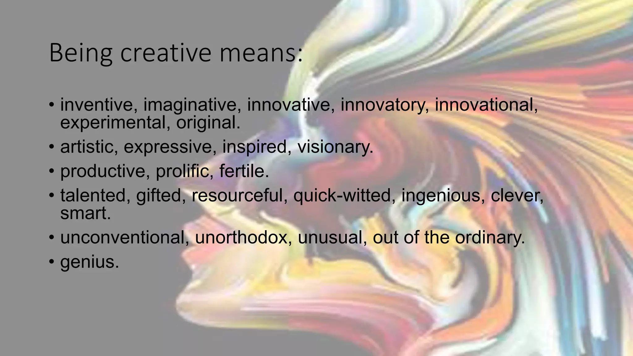 Creativity nursing | PPTX