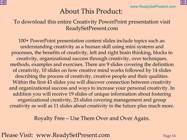 CREATIVITY POWERPOINT | PPT | Arts and Crafts | Hobbies & Interests
