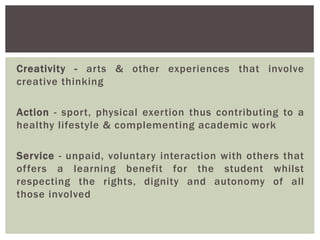Creativity%2c action%2cservice | PPTX