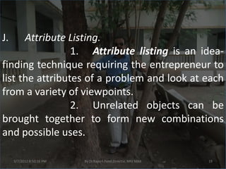 Creativity and business idea | PPTX | Startups | Business