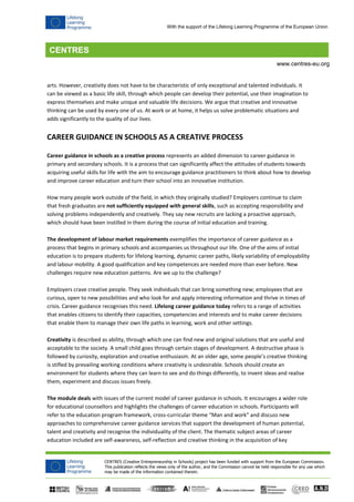 Creativity and entrepreneurship education e learning | PDF