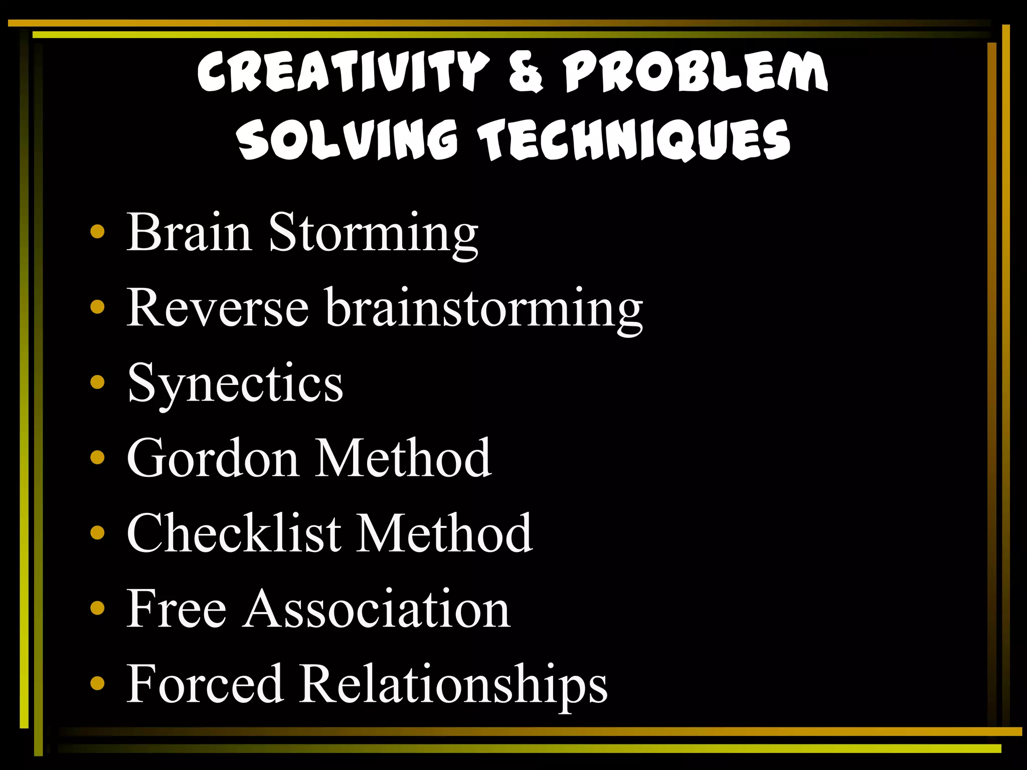 Creativity and innovation | PPT
