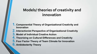 Creativity and innovation | PPTX