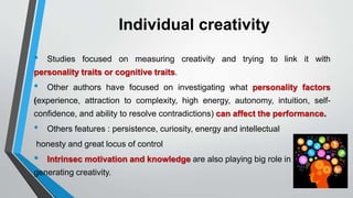 Creativity and innovation | PPTX