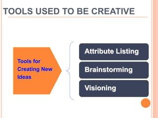 Creativity and innovation | PPTX