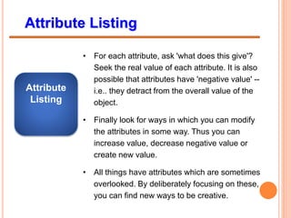 Creativity and innovation | PPT