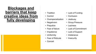 Creativity and innovation | PPTX