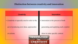 Creativity and innovation | PPTX