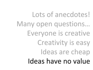 Creativity and innovation for managers | PPT