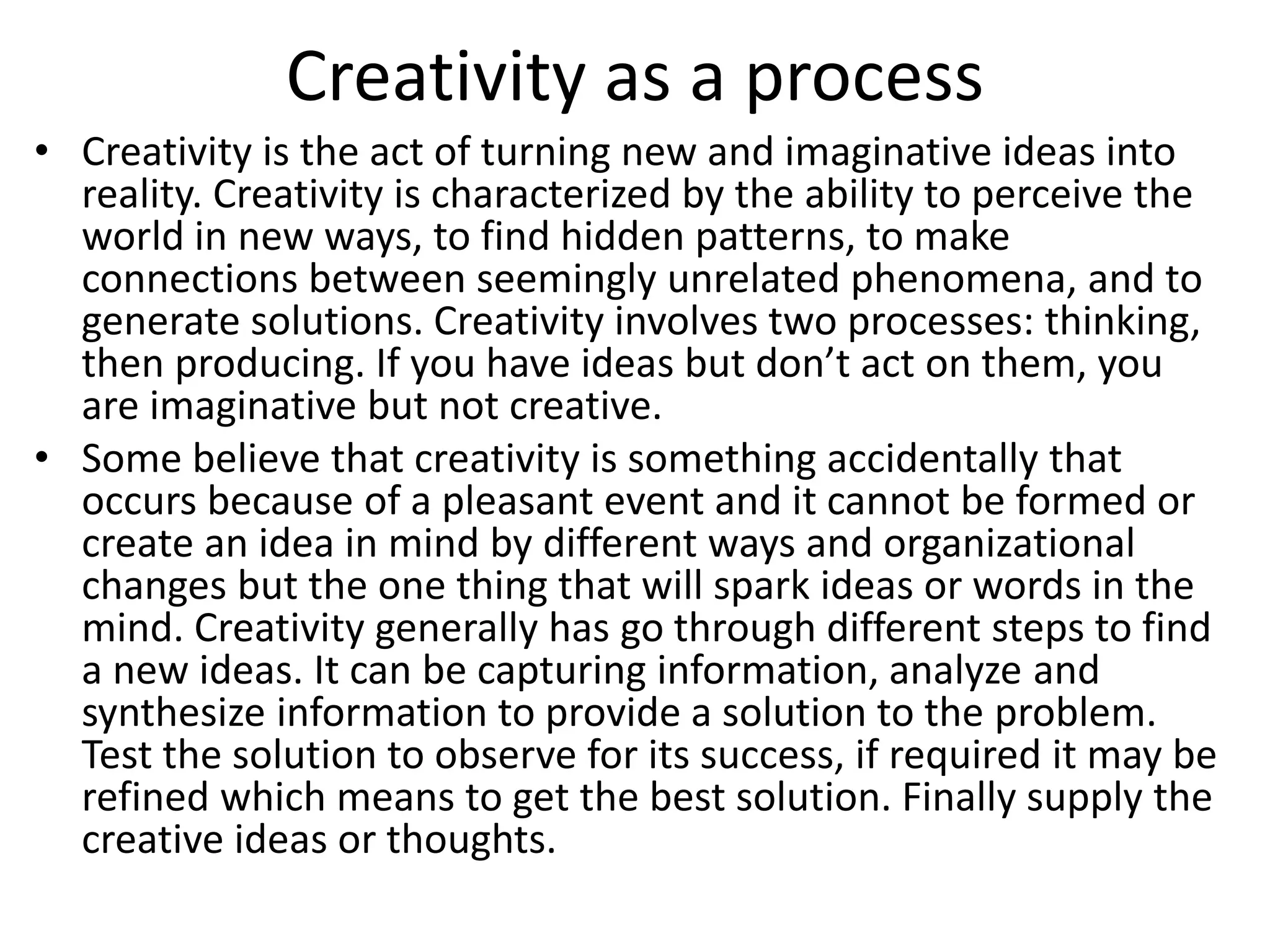 Creativity And Innovation Full Notes Pdf