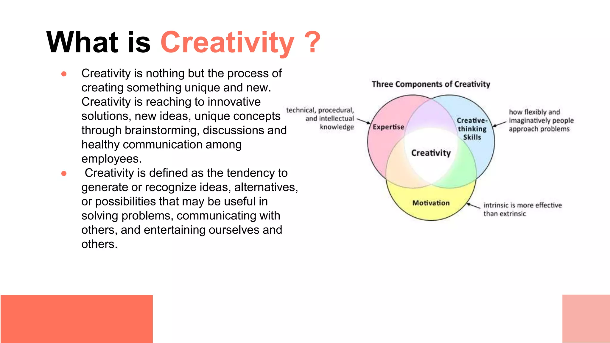 Creativity and innovation in product” | PPTX