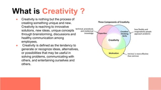 Creativity and innovation in product” | PPTX
