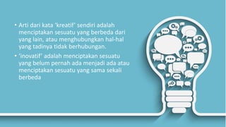 CREATIVITY AND INNOVATION THE INNOVATOR’DNA.pptx
