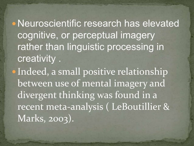 Creativity and mental illness | PPTX