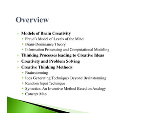Creativity and problem solving | PDF