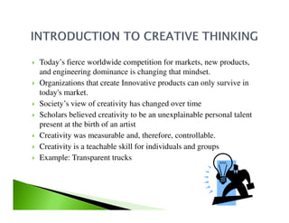 Creativity and problem solving | PDF
