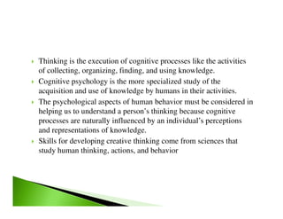 Creativity and problem solving | PDF