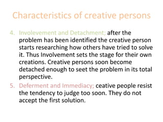 Creativity and psychology | PPTX
