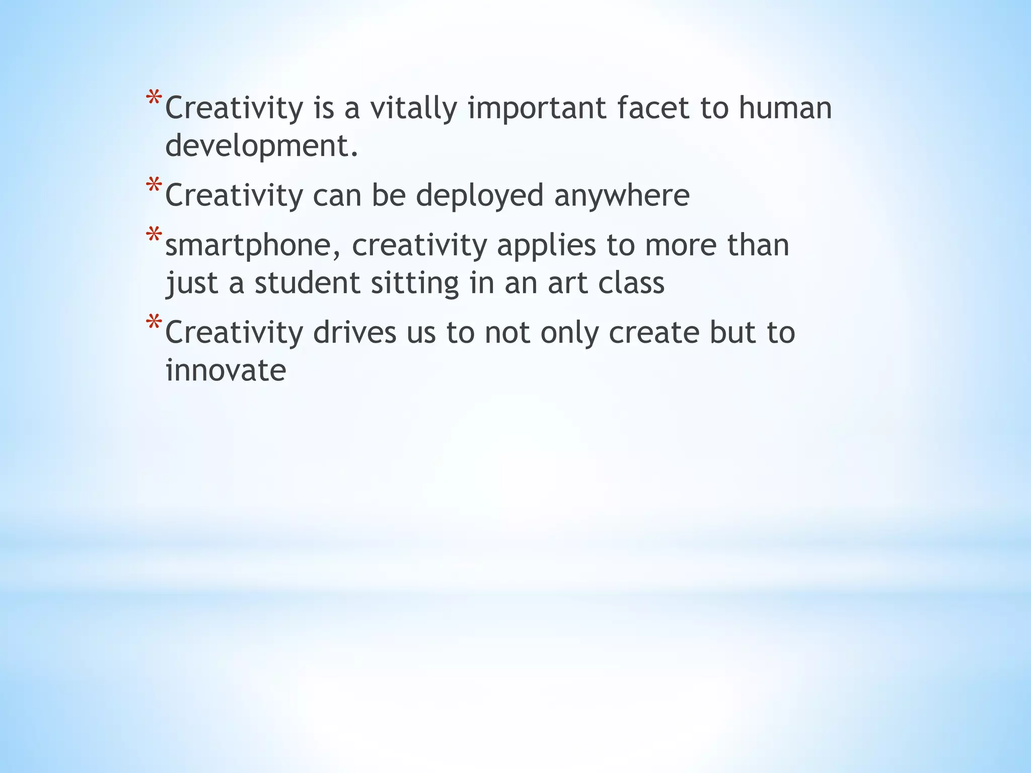 Creativity and strategic thinking | PPTX