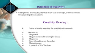 Creativity Assessment .pptx