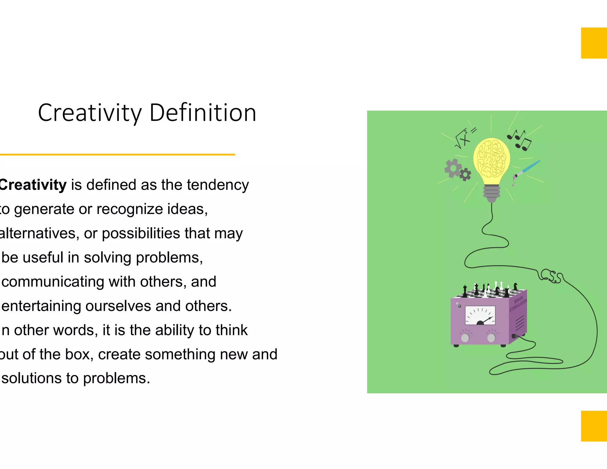 Creativity at workplace | PPT