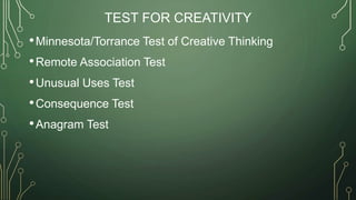 Creativity | PPTX