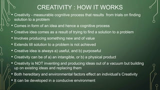 Creativity | PPTX