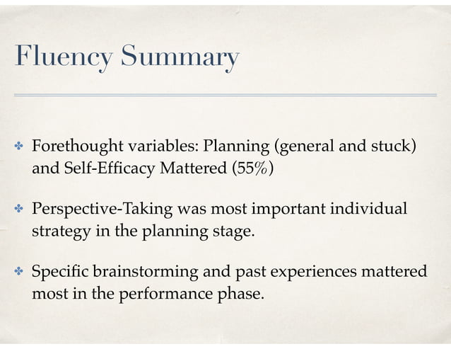 Deliberate Assessment of the Creative Process | PPT