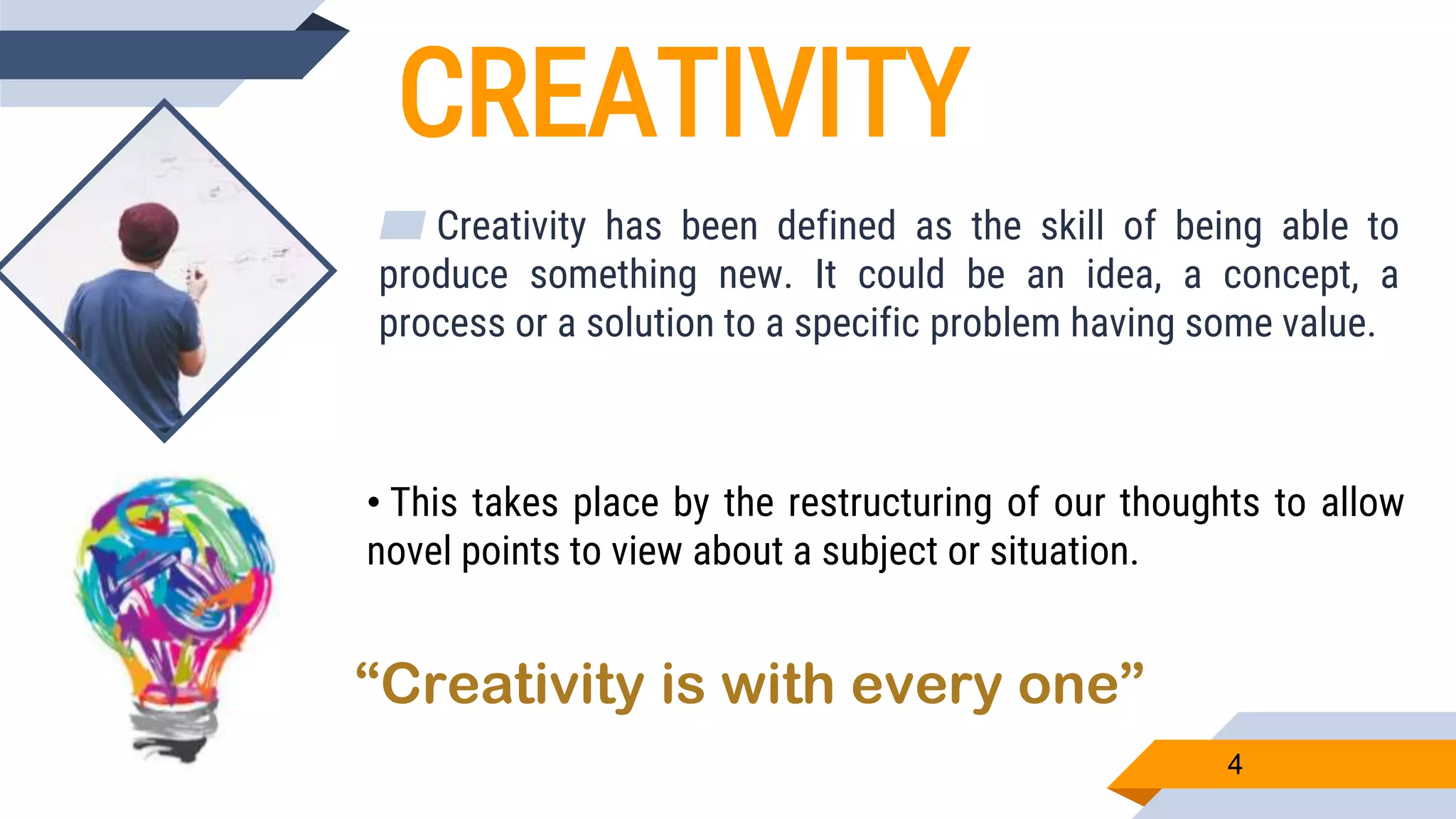 Creativity, Critical Thinking Vs Creative Thinking and Mind Mapping | PPTX