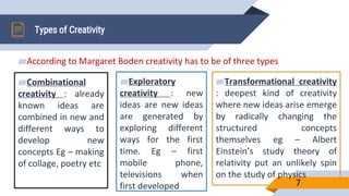 Creativity, Critical Thinking Vs Creative Thinking and Mind Mapping | PPTX